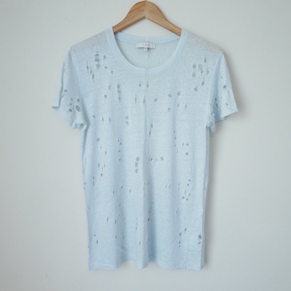 IRO | Tops | Iro Clay Tee Light Blue | Poshmark